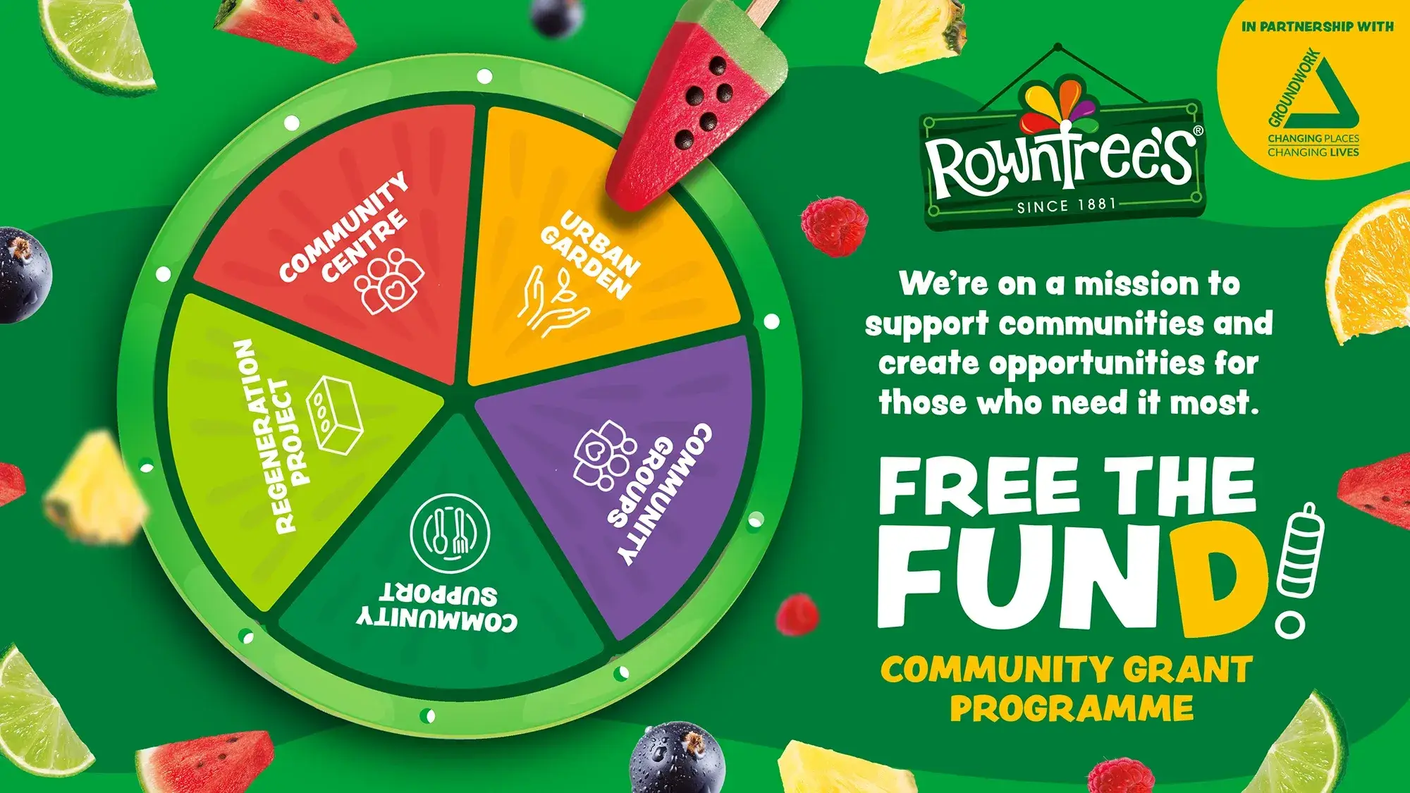 Introducing Rowntree's Community Grant Programme: Free the Fund | Fruit ...